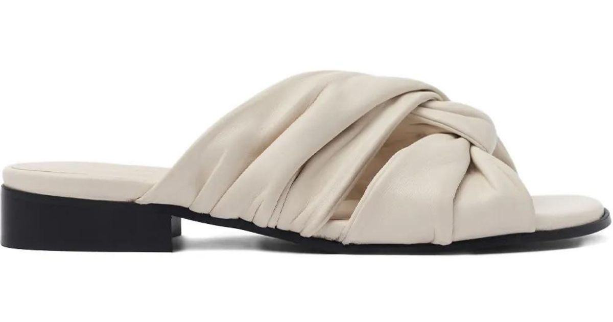 SCAROSSO Bebe Slides in White | Lyst