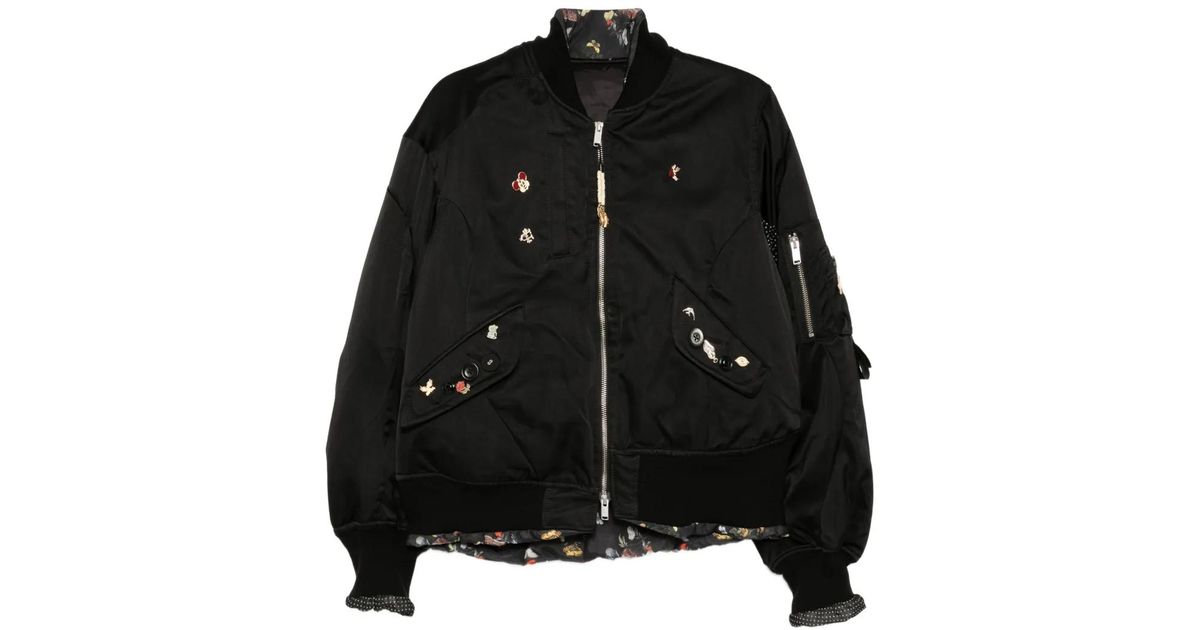 Undercover Badge-Embellished Jacket in Black | Lyst UK