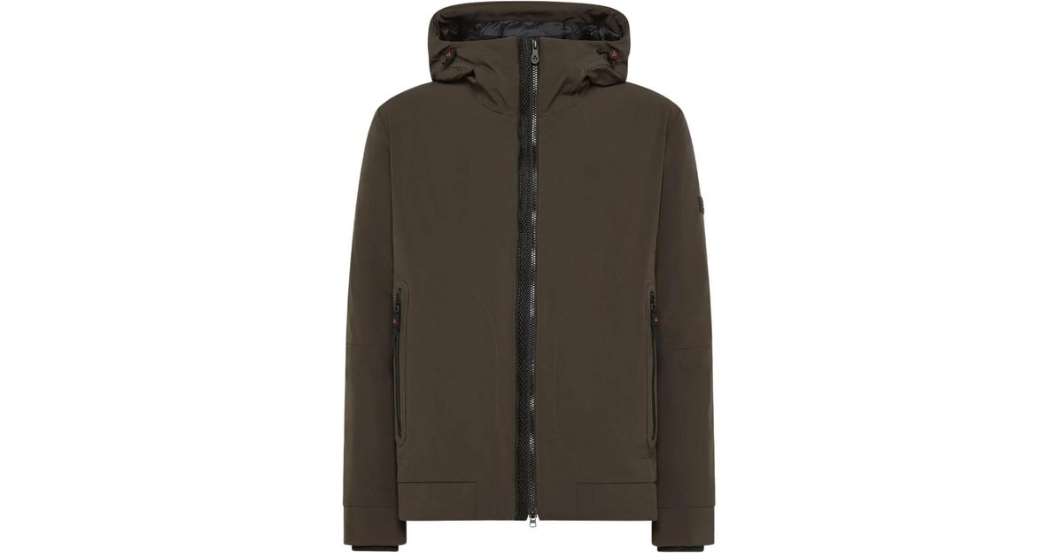 Peuterey Loge Srt 1 Hooded Quilted Jacket in Green for Men | Lyst UK
