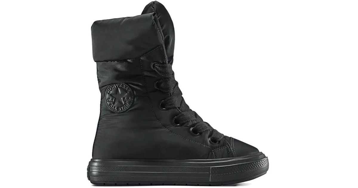 Converse Chuck Taylor All Star Elements Lace-Up Padded Boots in Black ...