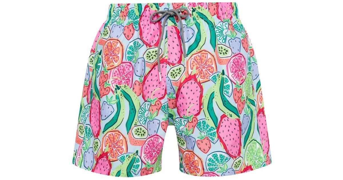 Boardies Ice And Slice Swim Shorts in White for Men | Lyst UK