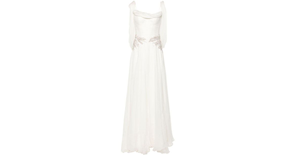 IRIS SERBAN Maria Gown in White | Lyst