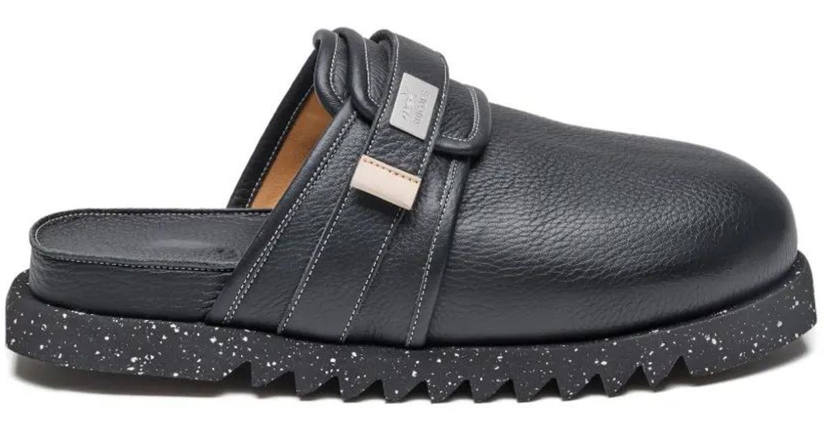 Suicoke X Marséll Zavo Logo-Detail Mules in Black | Lyst UK