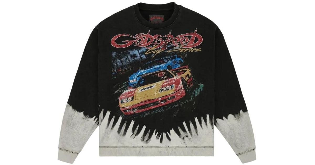 Godspeed F.T.W Ls Graphic Sweater in Black for Men | Lyst UK