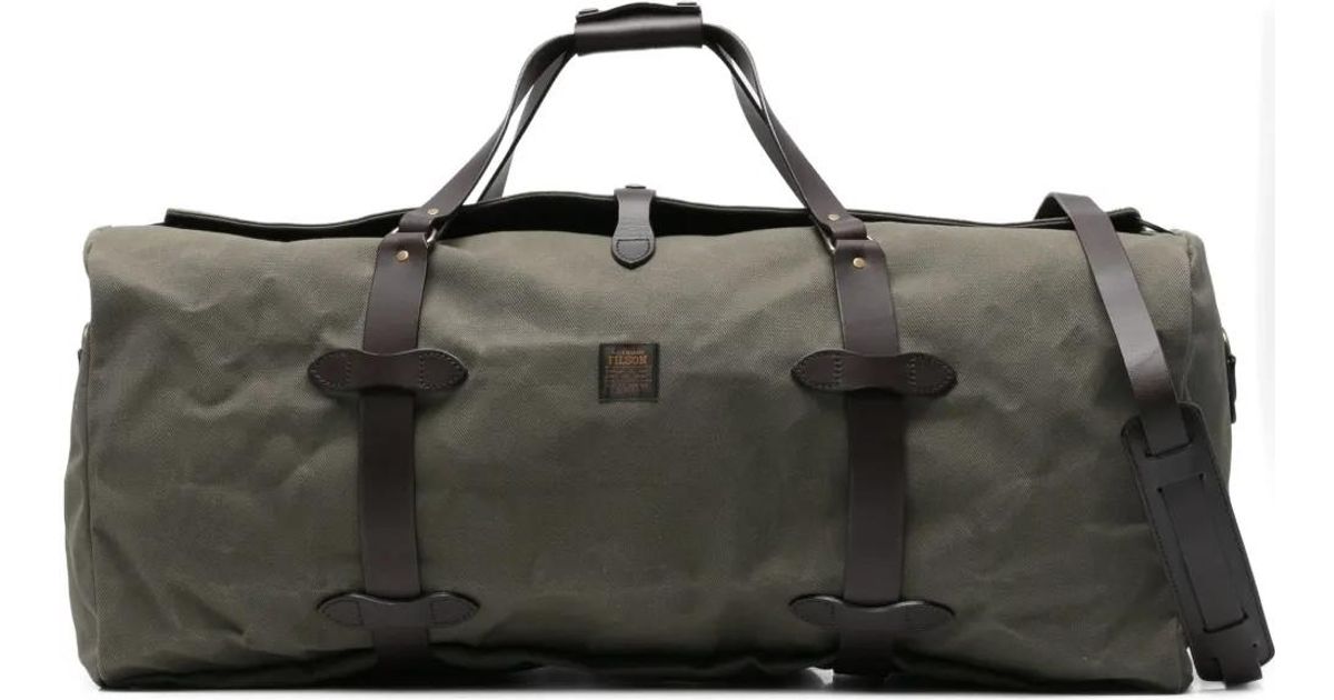 Filson Twill Duffle Bag in Black for Men | Lyst UK