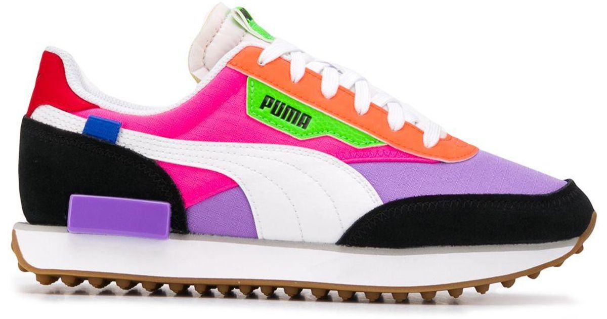 PUMA Future Rider Play On Running Sneakers From Finish Line in Purple ...