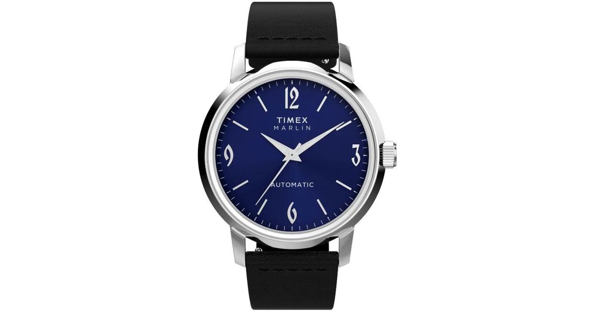 Timex Marlin Automatic 40Mm in Blue for Men | Lyst