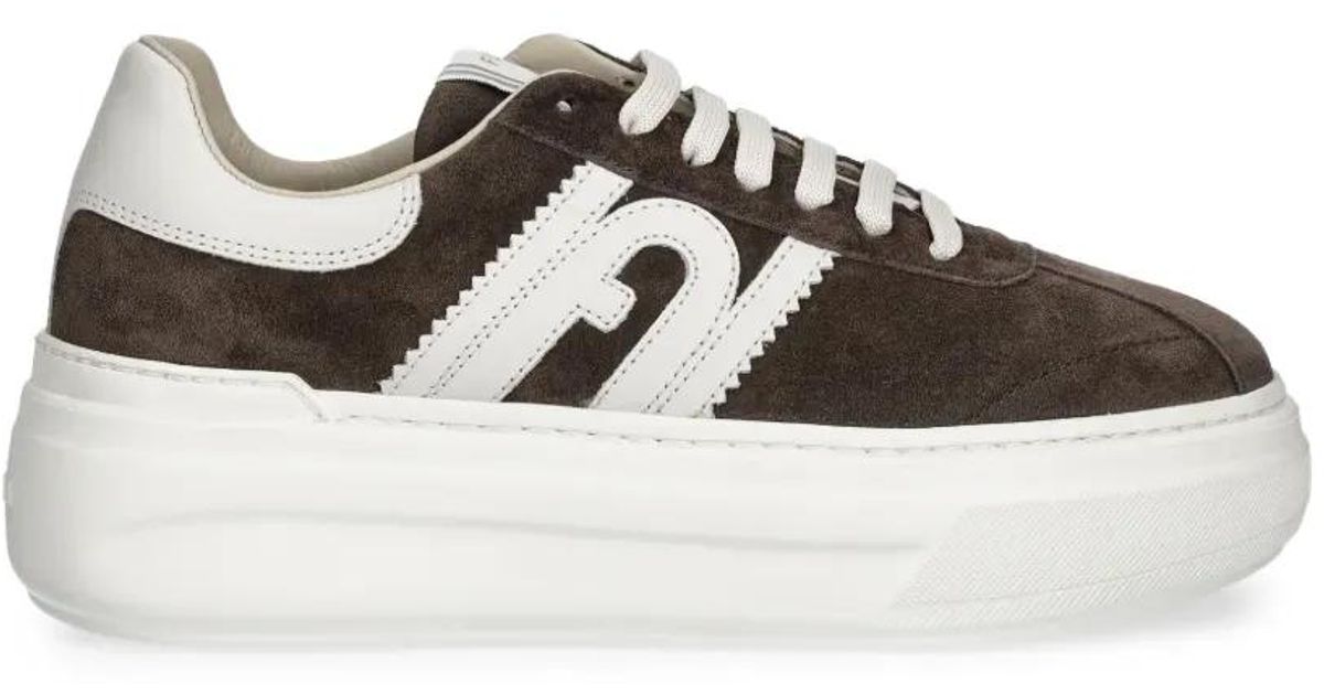 Furla Logo Trainers in Brown | Lyst Canada