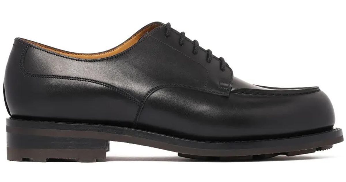 J.M. Weston Leather Derby Shoes in Black for Men | Lyst