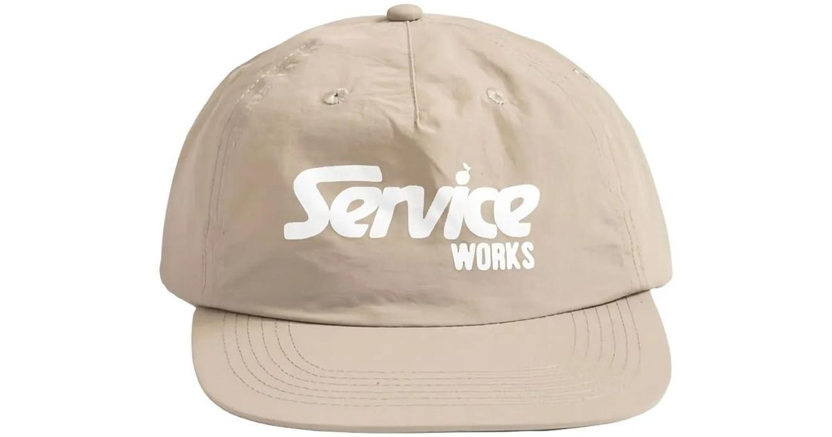 Service Works Logo-Print Cap in White for Men | Lyst UK