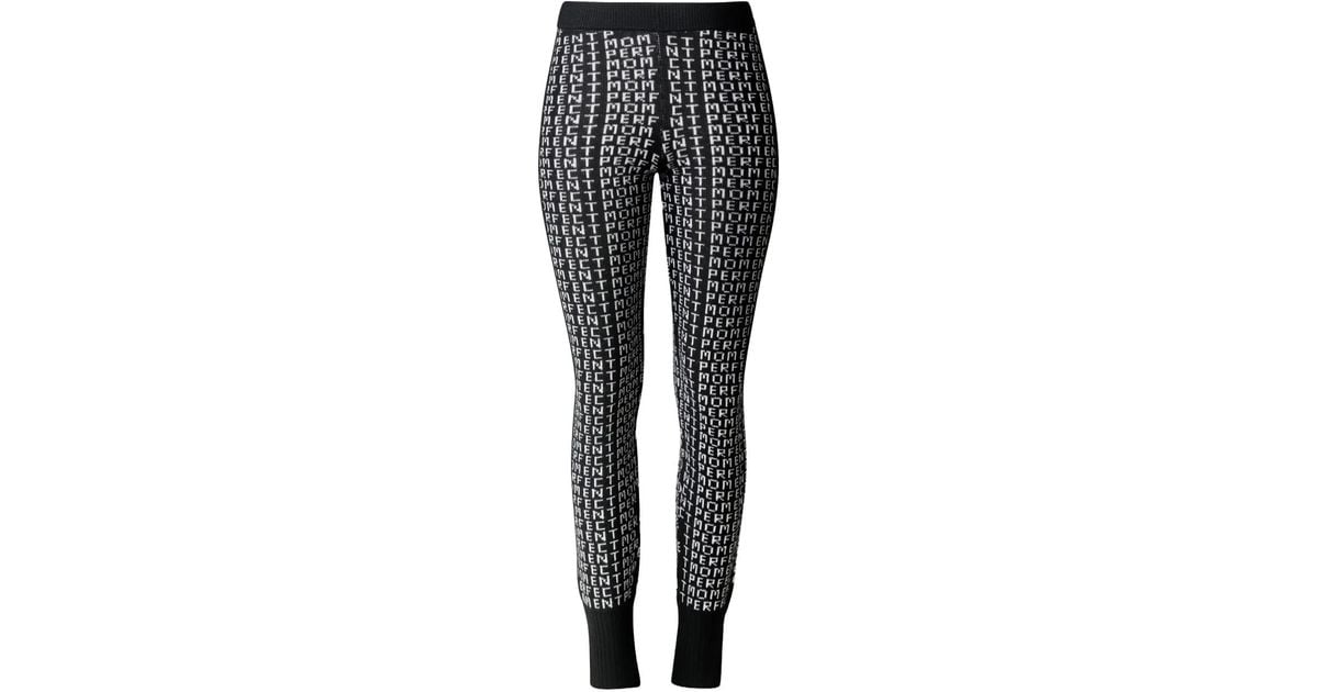 Perfect Moment Logo-Motif Leggings in Black | Lyst