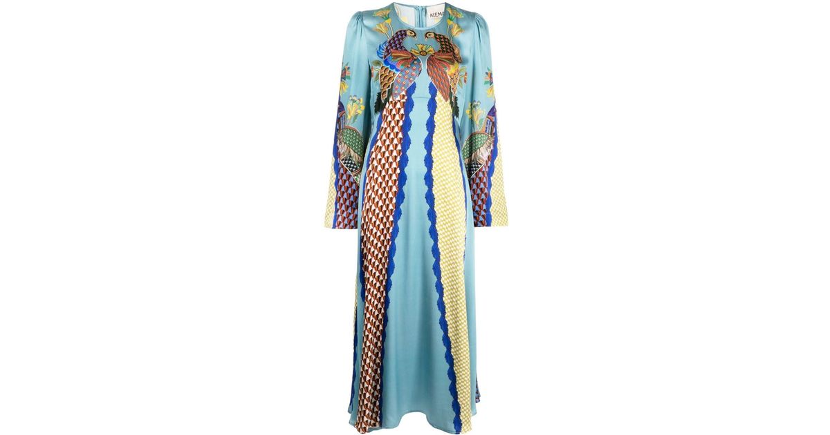 ALÉMAIS Gilly Flare Sleeve Midi Dress | Lyst