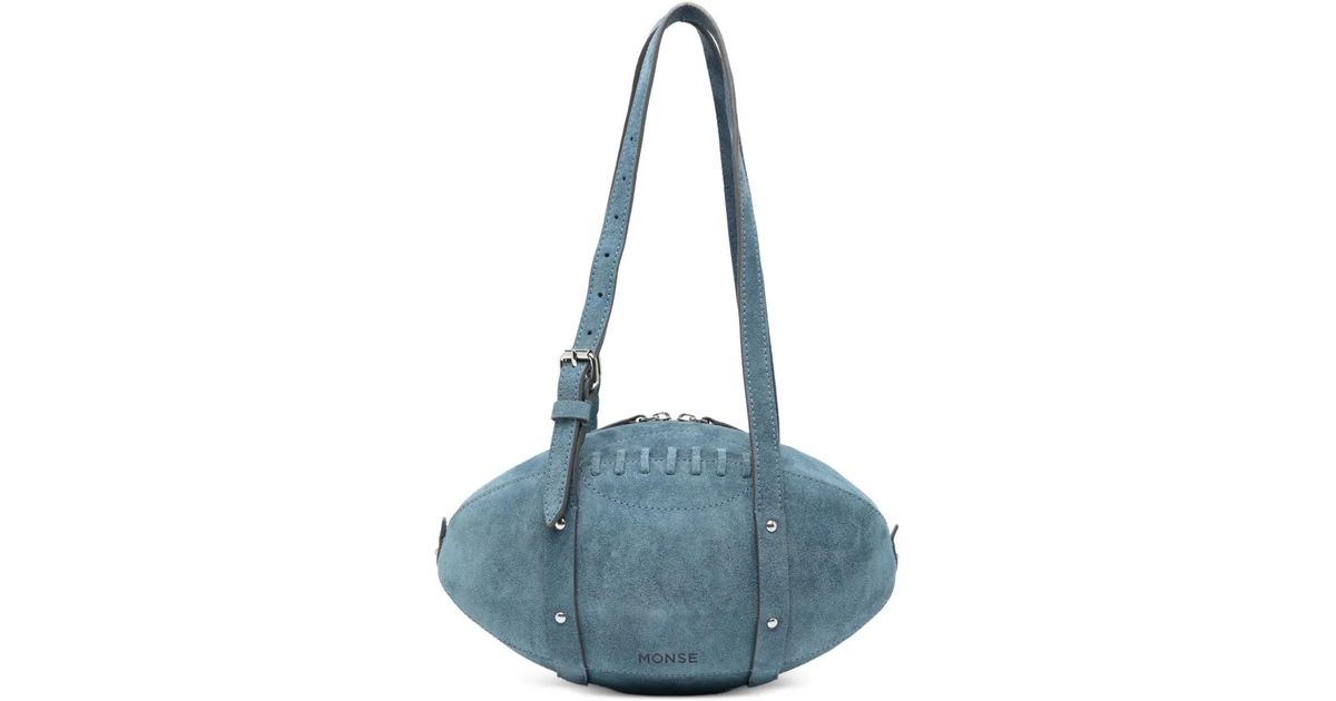 Monse Football Shoulder Bag in Blue | Lyst UK