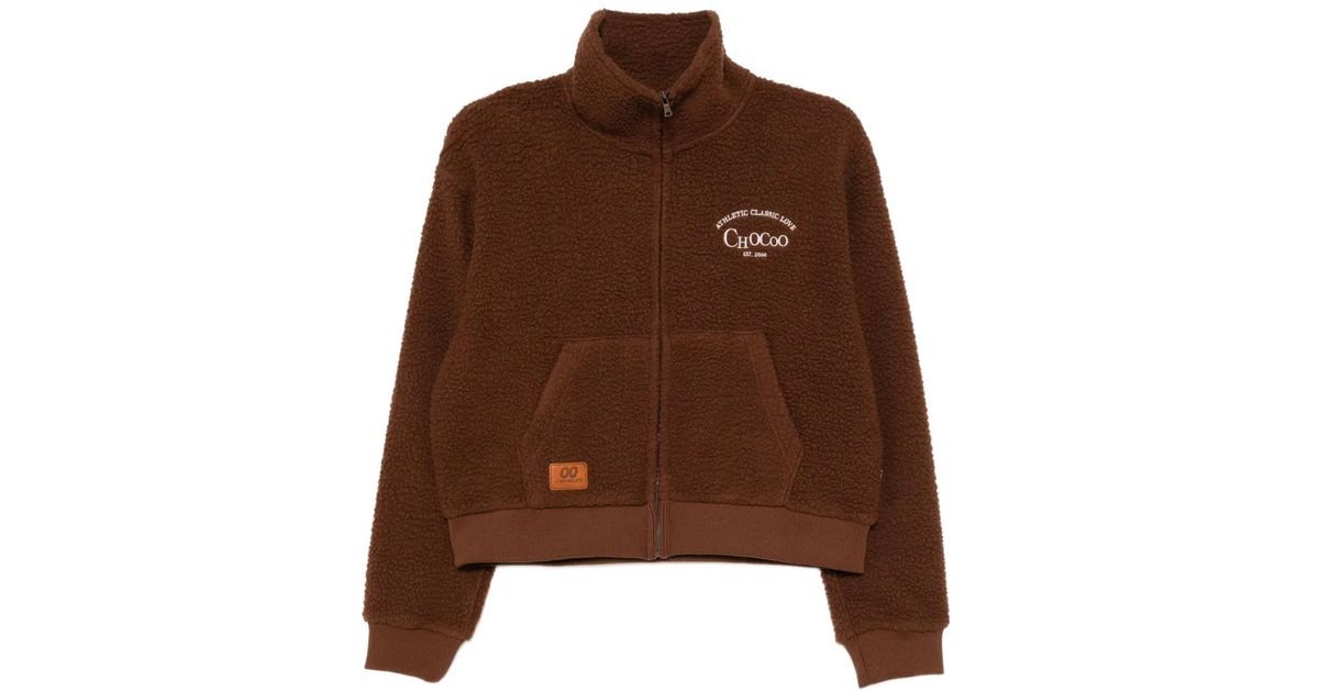 Chocoolate Logo-Embroidered Jacket in Brown | Lyst UK
