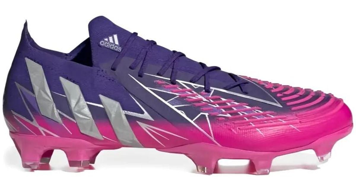 adidas Predator Edge.1 Low Fg Boots in Purple for Men | Lyst UK