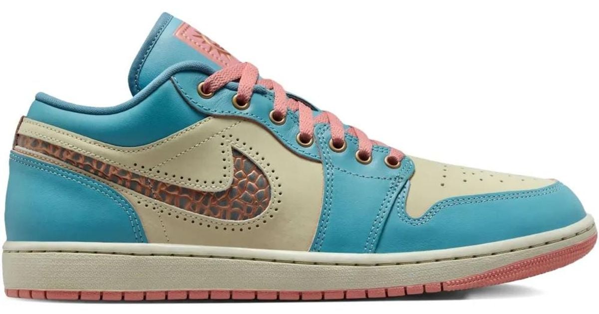 Nike Air 1 Low Lace-Up Sneakers in Blue for Men | Lyst UK