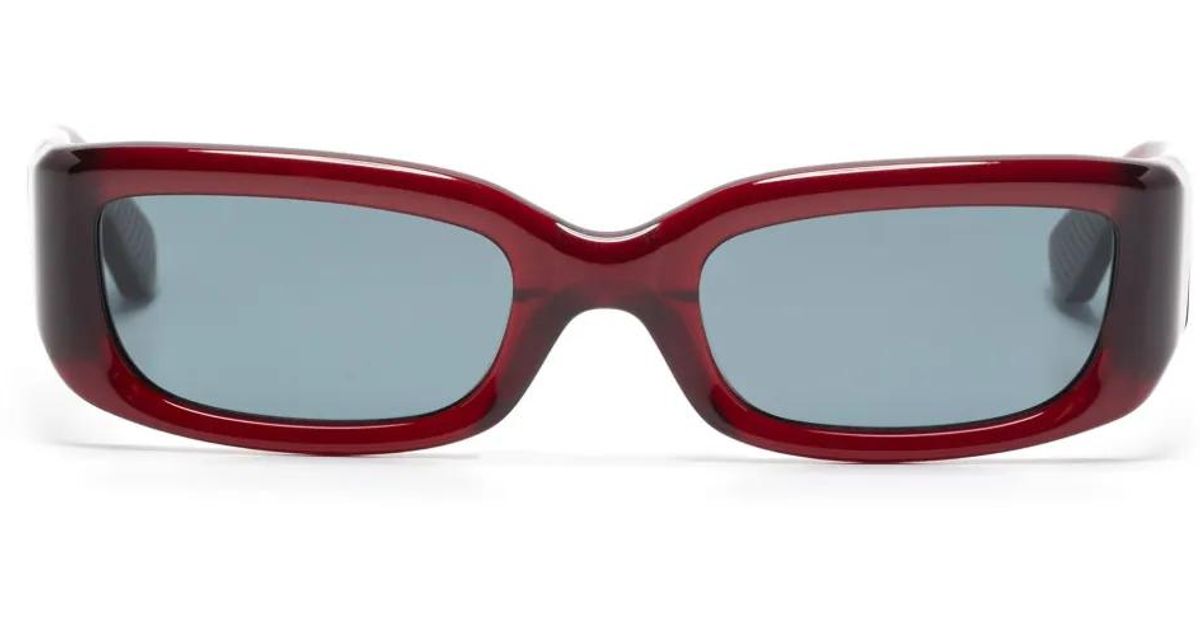 Second/Layer Rectangle-Frame Sunglasses in Brown for Men | Lyst UK
