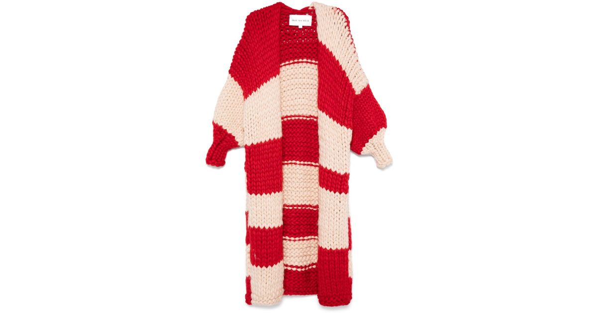 Hope Macaulay Holly Chunky Coat in Red | Lyst