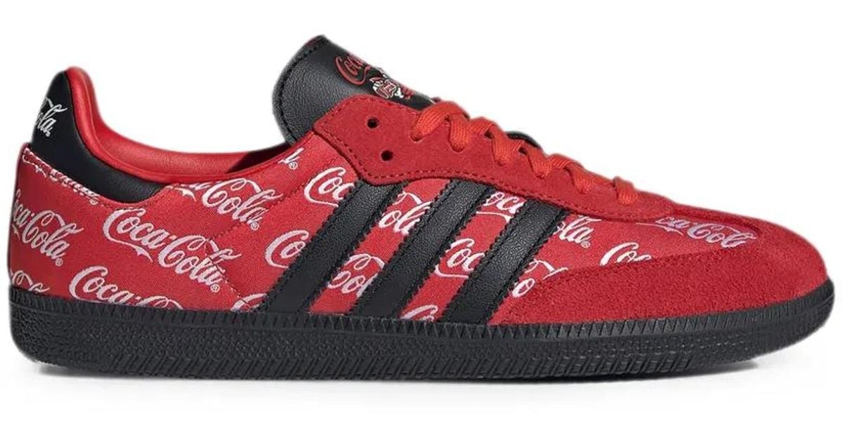 adidas X Coca-Cola Samba Sneakers in Red for Men | Lyst UK
