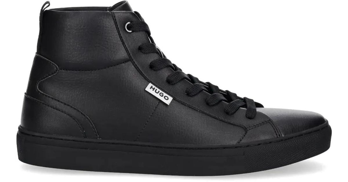 HUGO Hi-Top Sneakers in Black for Men | Lyst