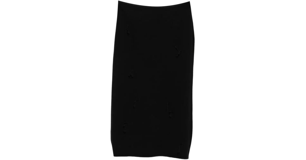 JNBY Arrow-Embellished Midi Skirt in Black | Lyst