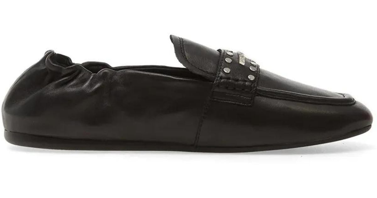 KARL LAGERFELD Marlee Loafers in Black | Lyst UK