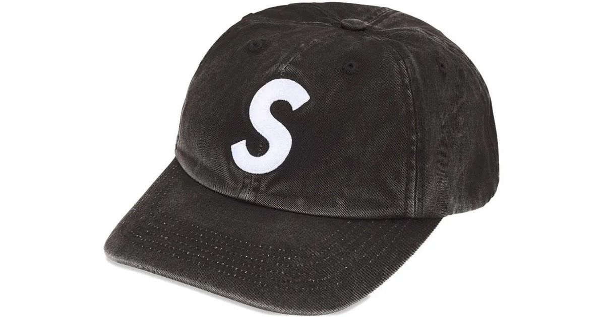 Supreme Pigment-Coated Cap in Black for Men | Lyst UK