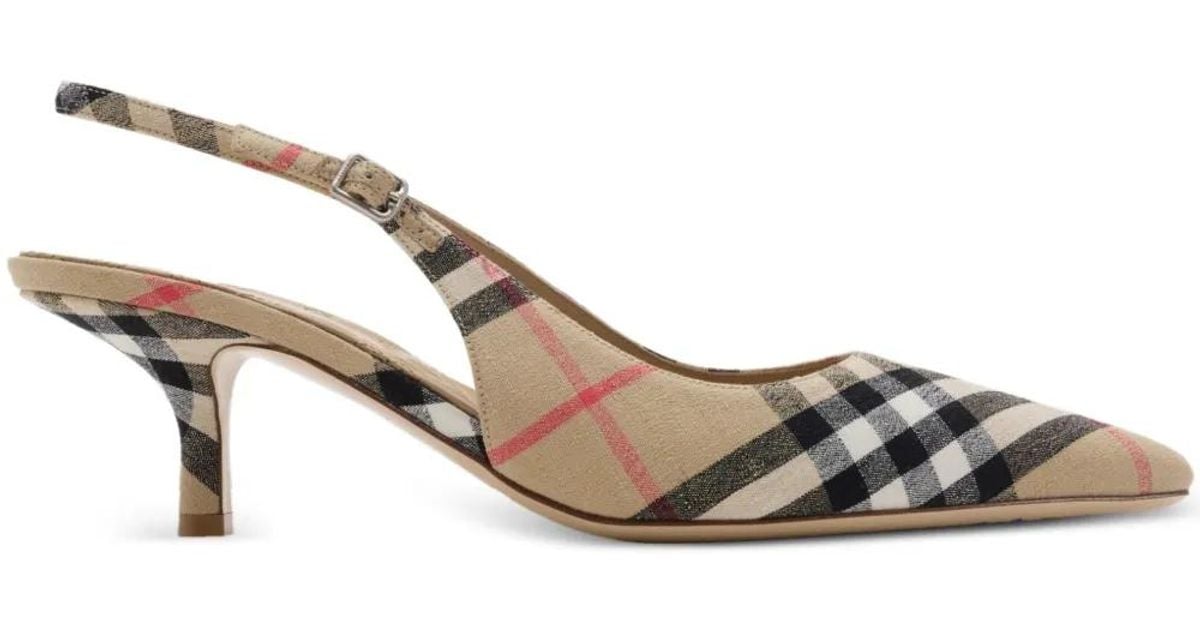 Burberry Dame Pumps in Metallic | Lyst