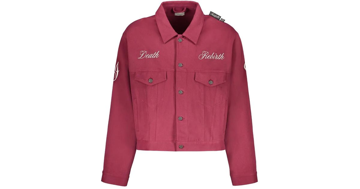 Isabella 1985 Embroidered-Design Cotton Jacket for Men | Lyst