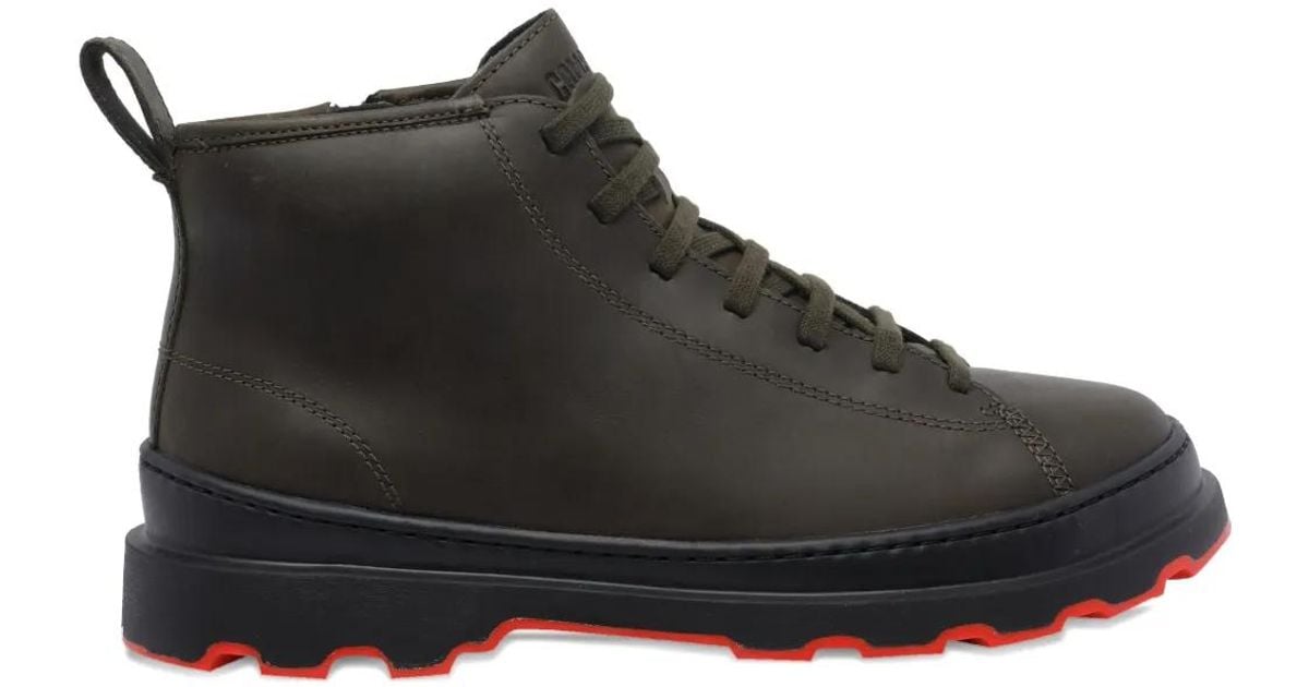 Camper 45Mm Brutus+ Round-Toe Boots in Black for Men | Lyst UK