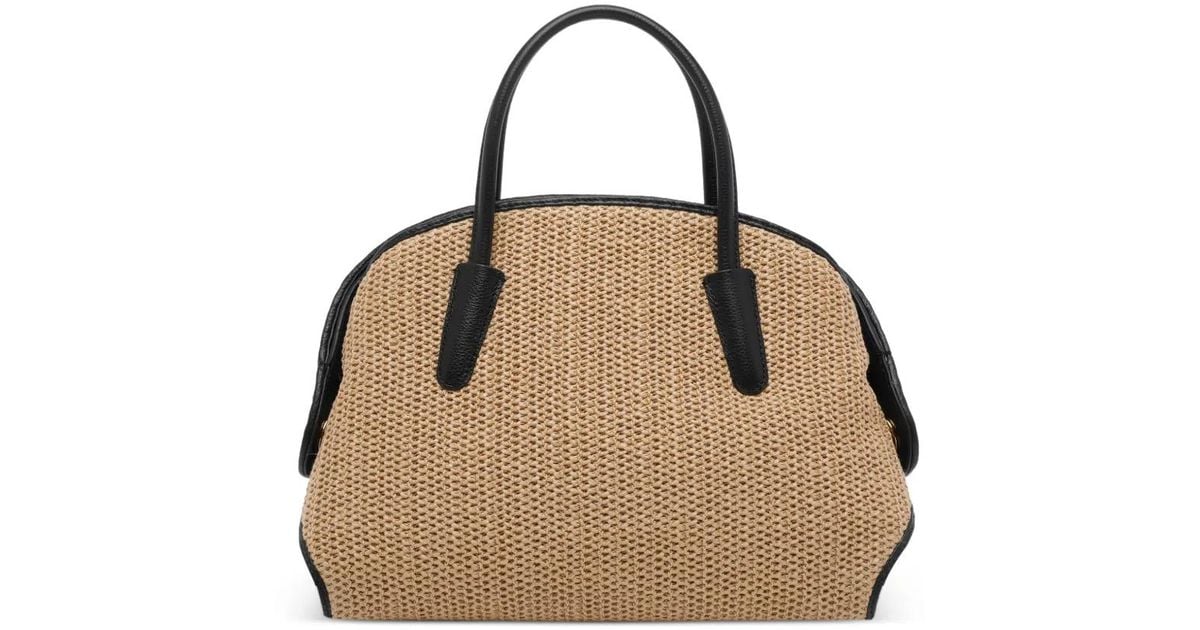 Coccinelle Tylde Woven Tote Bag in Natural | Lyst