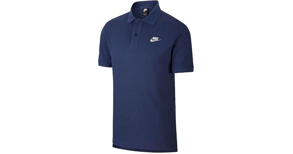 Nike Sportswear "Midnight/ Polo Shirt in Blue for Men | Lyst UK