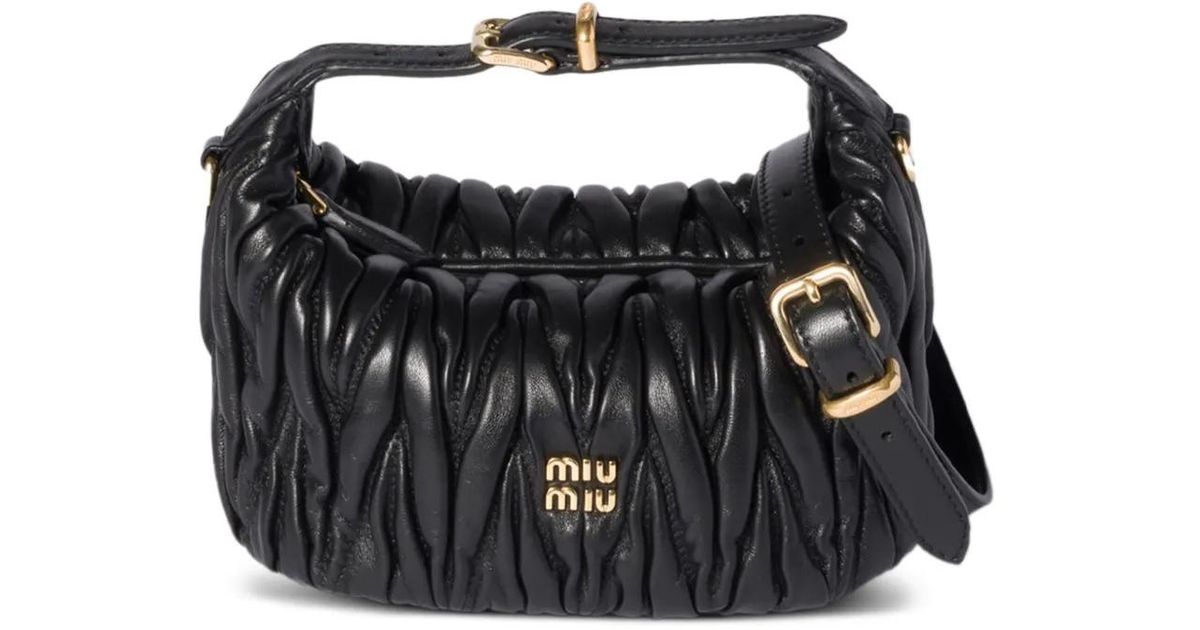 Miu Miu Mini Bags in Black | Lyst