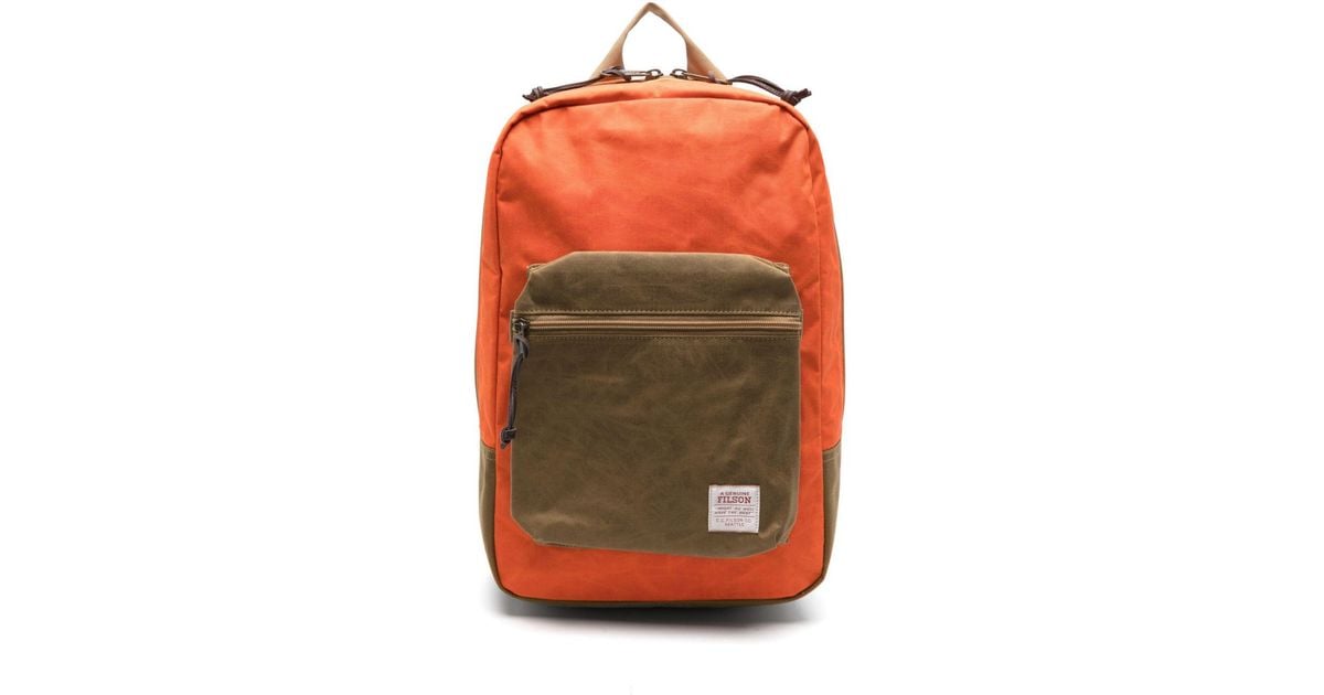 Filson Surveyor 25L Backpack in Orange for Men | Lyst