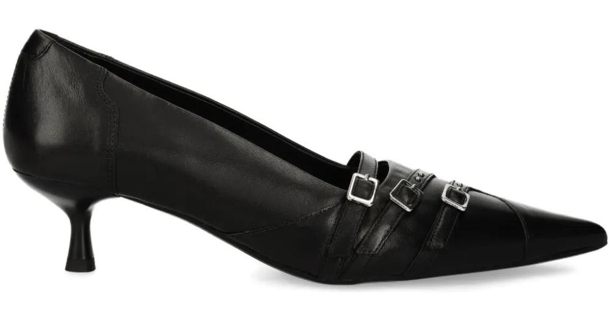 Vagabond Shoemakers 47Mm Lykke Buckle-Detail Pumps in Black | Lyst