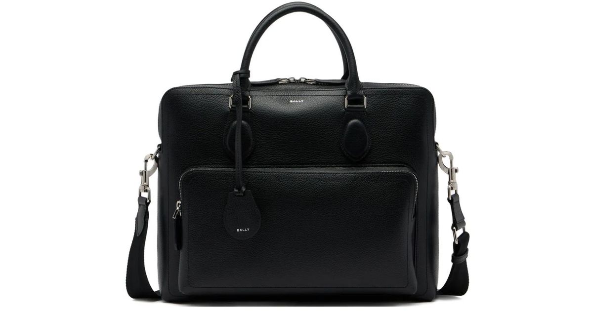 Bally Capitol Briefcase in Black for Men | Lyst UK