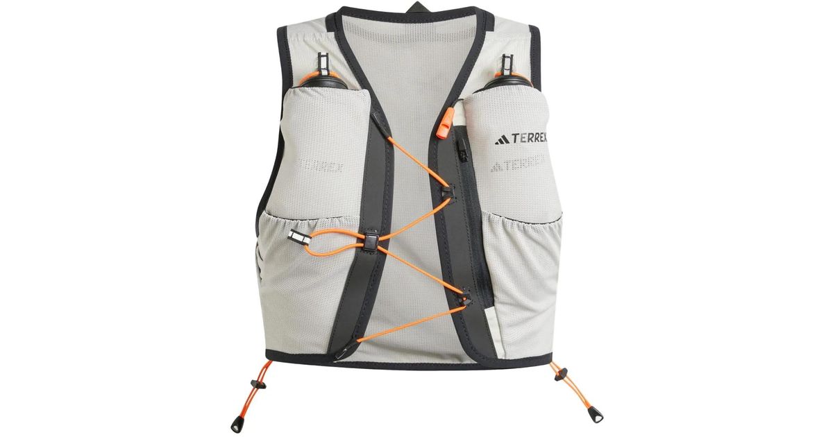 adidas Terrex Techrock 5L Hydration Vest in Grey | Lyst UK