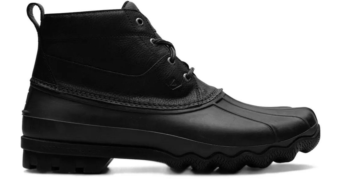 Sperry Top-Sider Brewster Low Duck Boots in Black | Lyst