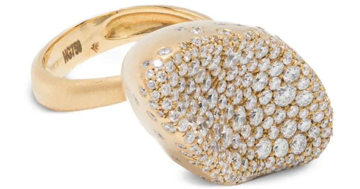 Anello di Nada Ghazal in Metallizzato | Lyst