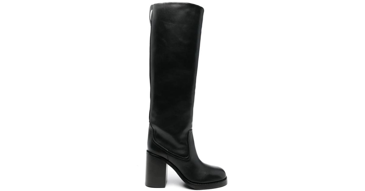 Paris Texas 90Mm Alexandra Boots in Black | Lyst