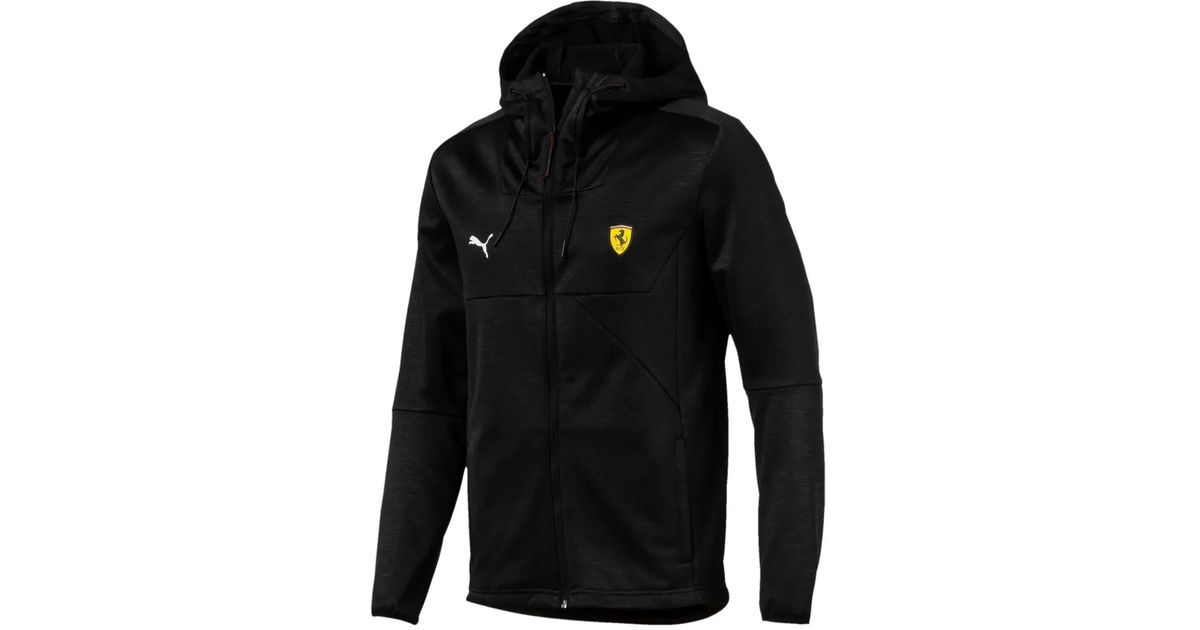 PUMA X Scuderia Ferrari Street Softshell Jacket in Black for Men | Lyst UK