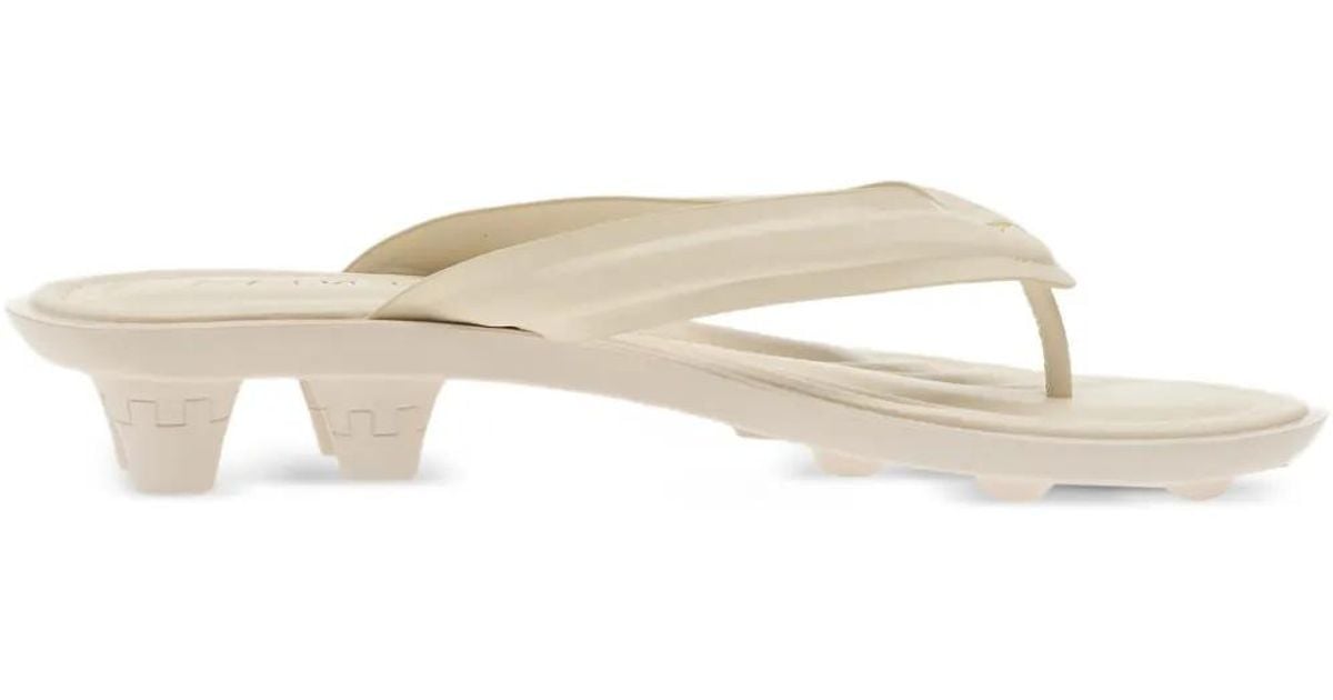 PUMA X Fenty Cat Cleat Cleat-Sole Slides in Natural | Lyst