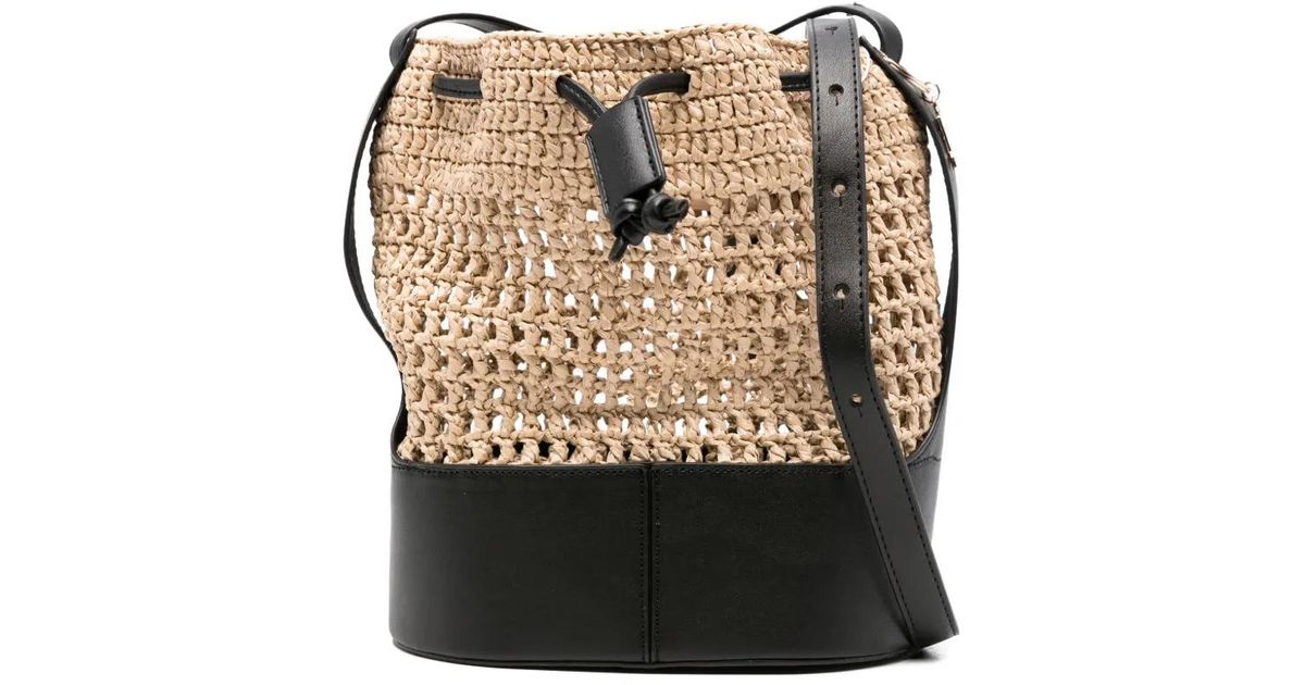 MATINEE DONNA Small Portofino Bucket Bag in Natural | Lyst UK