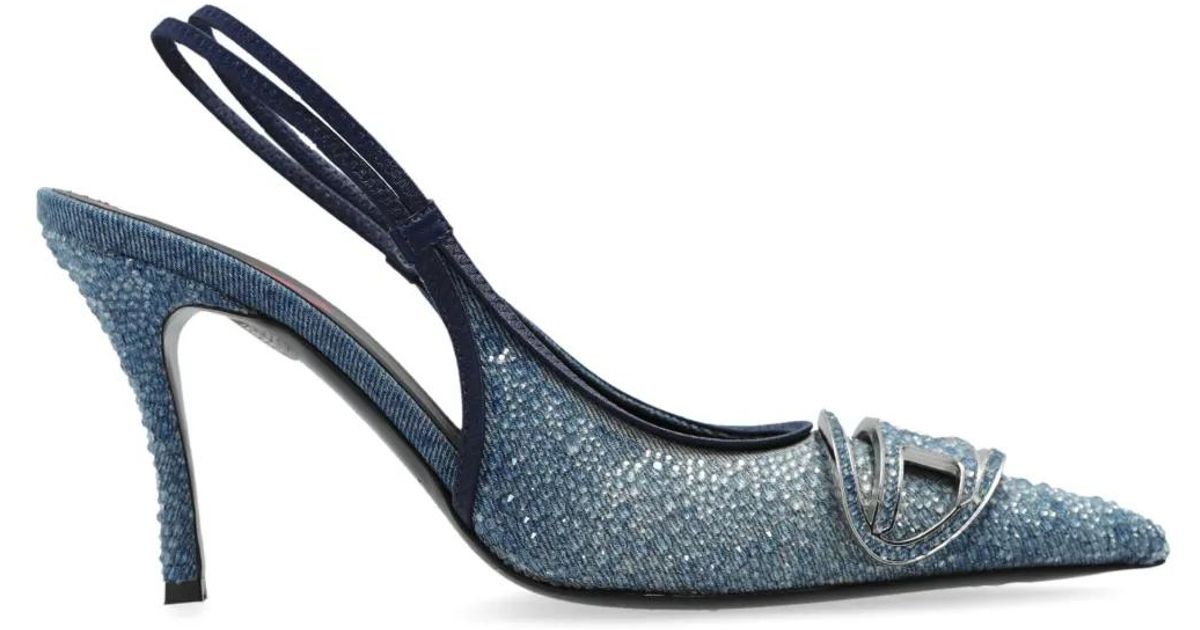 DIESEL Pumps in Blue | Lyst