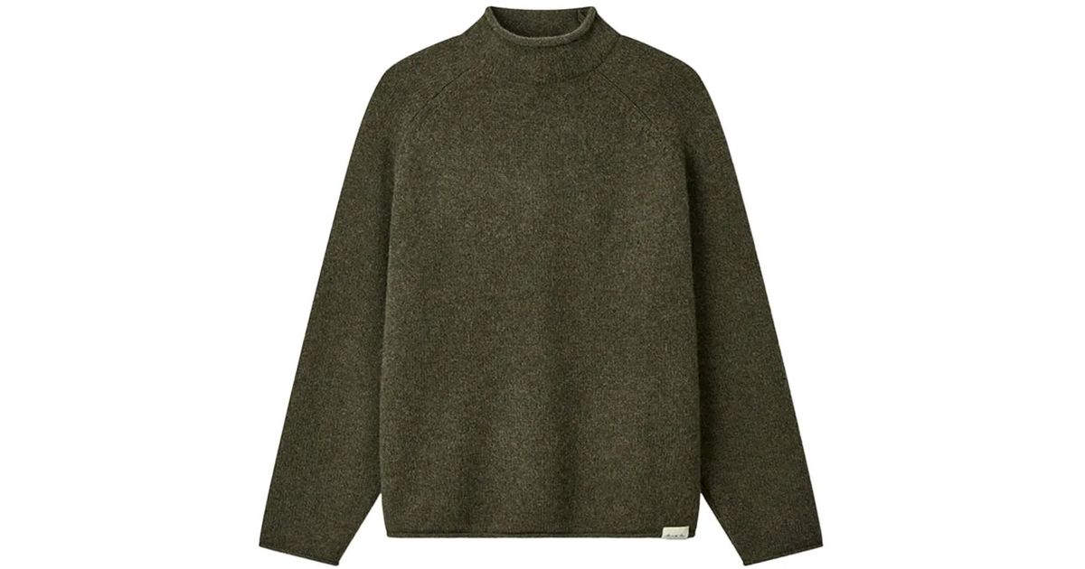 MAN ON THE BOON. Turtleneck Jumper in Green for Men | Lyst
