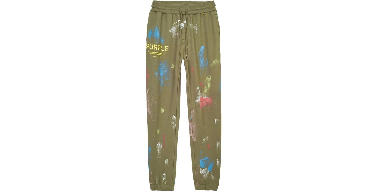 Nike Stencil-Paint Track Pants in Green | Lyst UK