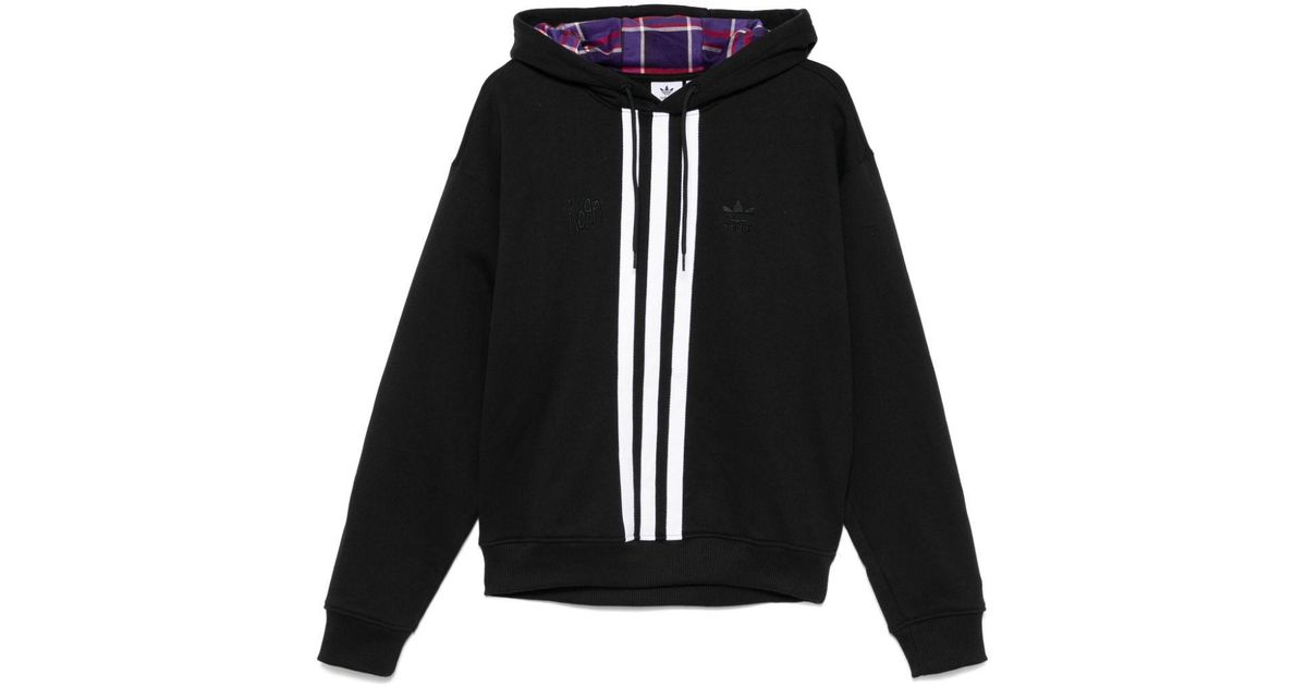 adidas X Korn Patch-Lettering Hoodie in Black | Lyst