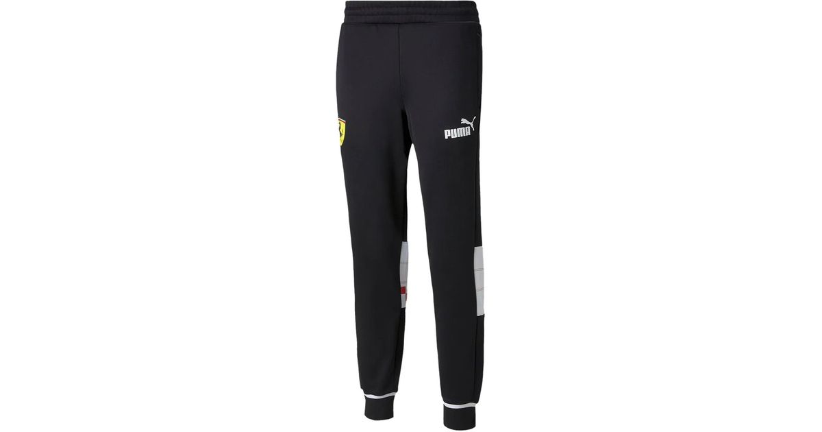 PUMA X Scuderia Ferrari Race Track Trousers in Black for Men | Lyst UK