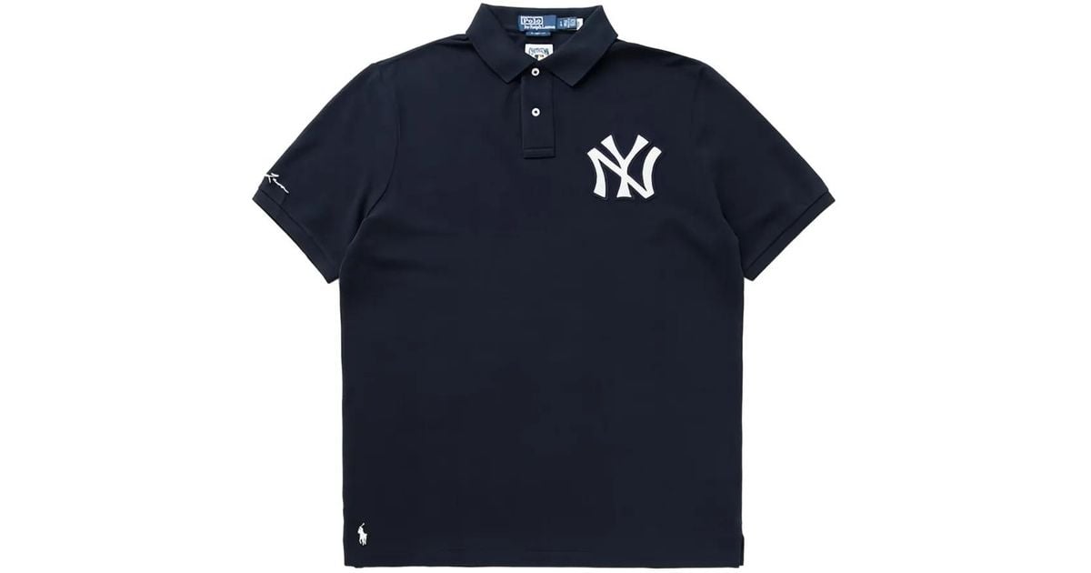 Polo Ralph Lauren X Mlb Yankees Logo Polo Shirt in Blue for Men | Lyst