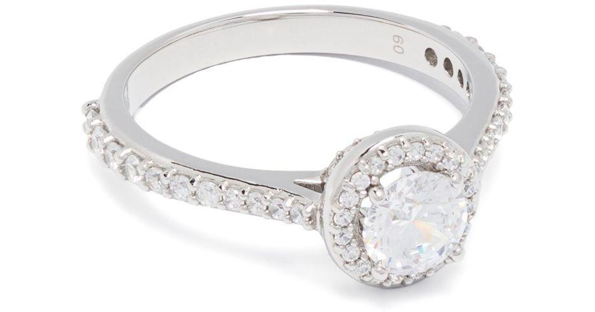 Swarovski Una Angelic Cocktail Ring in White | Lyst UK